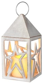 SOLIGHT Vánoční lucerna s LED svíčkou, 3x AAA baterie