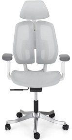 Ergonomická kancelářská židle Liftor Active, světle šedá (síťovina)