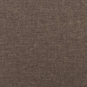 2místná rozkládací pohovka se 2 polštáři taupe textil - Default Title