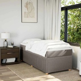 Box spring postel s matrací taupe 80x200 cm textil 3285529