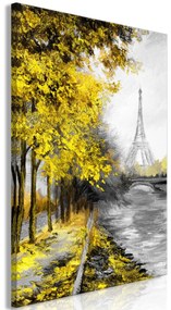 Obraz - Paris Channel (1 Part) Vertical Yellow