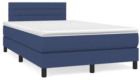 Box spring postel s matrací černá 120x190 cm textil 3269736
