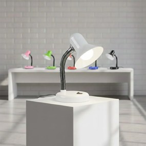 Stolní lampa Mentor, 1x bílé stínítko, w