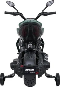 Elektrická motorka Ducati Diavel x Bentley zelená