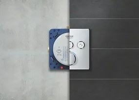 Grohe - Termostatická baterie pod omítku, 3 ventily, chrom