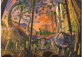 EDUCA Zvědaví dinosauři / 500 dílků / od 14 let