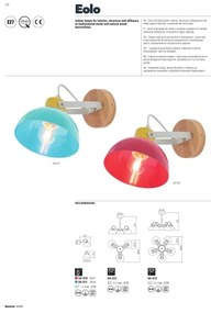 Redo 04-510 - Dětské nástěnné svítidlo EOLO 1xE27/42W/230V