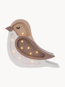 Ručně vyrobená LED lampa do dětského pokoje's funkcí časovače a dálkovým ovládáním Bird Mini, stmívatelná