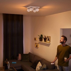 Philips Hue Buckram 4 zdroje stmívač bílá