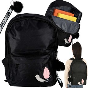 Creative Corner Juniorský jednokomorový školní batoh černý