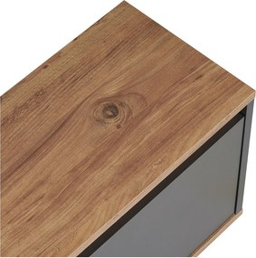 Antracitový TV stolek 160x42x30 cm Sentinel – Kalune Design