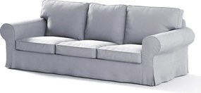 Potah na pohovku IKEA Ektorp 3-místná, nerozkládací barva šedá látka lesklé, sametová