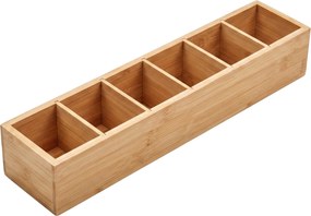Bambusový organizér na stůl, 38 x 8 x 7 cm