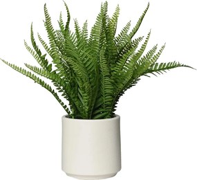 Umělá kapradina v květináči IRATZEA, plast, výška 55 cm, zelená