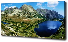 Wallmuralia Foto obraz na plátně Údolí v horách 100x50