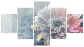 Obraz - Zimní květ (125x70 cm)