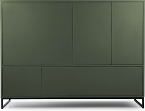STO Komoda GENUA, 160 cm Olivová
