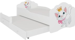 ADRK Furniture Dvojitá postel s matracemi CASIMO II CAT 160x80 CH-Cas-II- Cat-160-E114