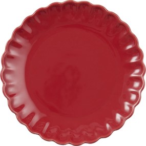 IB LAURSEN Talíř Mynte Strawberry 20 cm, červená barva, keramika