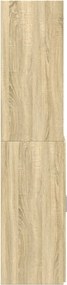 Skříň highboard dub sonoma 70 x 42,5 x 185 cm kompozitní dřevo 3281373