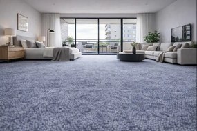 ITC, Metrážový koberec Serenade 900, na míru, šíře 4m,5m, šedá, filc, ložnice