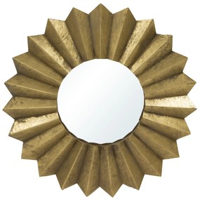 Kovové zlaté zrcadlo 106812