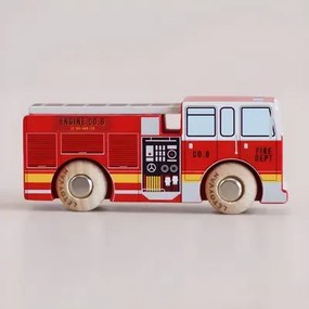 LE TOY VAN Dřevěné hasičské auto Quinn / od 2 let