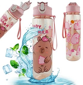 Flamenco Mystique Růžová láhev na vodu 800ml CAPYBARA PINK BD56R