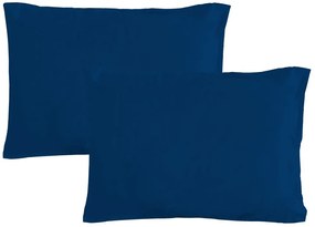 Gipetex Natural Dream Povlak na polštář italské výroby 100% bavlna - 2 ks tmavě modrá - 2 ks 70x90 cm