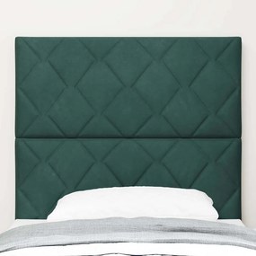 Čelo postele Tmavě zelená 100 cm samet 3337909
