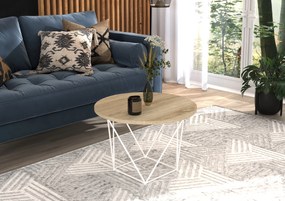 ADRK Furniture Konferenční stolek LIAM CT-LIA-W-S