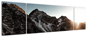 Obraz skalnatého pohoří (170x50 cm)