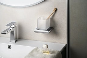 Sapho Flori RF004 držák kartáčků chrom / sklo satin