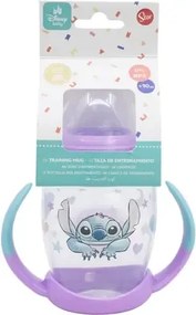 STOR Hrneček s oušky a silikonovým náustkem 270 ml Stitch / Dětský hrn