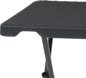 Zahradní set 1+2 AZS-L2161 GREY, plast, šedá