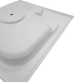 Strop pro boxy Notre a Mild 90x90 čtvrtkruh