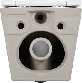 Erga Vento, závěsná WC mísa 490x365x365mm, Tornado 2 + toaletní sedátko s pomalým zavíráním, bílá, ERG-V03-VENTO-TO2-WH