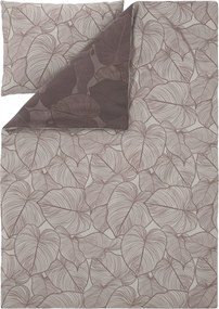 Livarno® Ložní povlečení z mikrovláknitého saténu, 140 x 200 cm, 70 x 90 cm (hnědá)