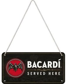 Plechová cedule Bacardi - Served Here