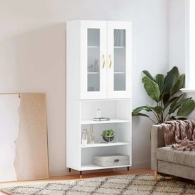 vidaXL Skříň highboard 69,5 x 34 x 180 cm kompozitní dřevo [3198706] Barva: Bílá