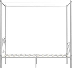 Rám postele s nebesy bílý kovový 90 x 200 cm 284426