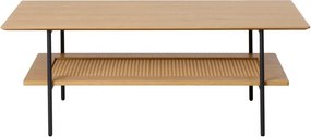 Konferenční stolek v dekoru dubu v přírodní barvě 55x110 cm Pensacola – Unique Furniture