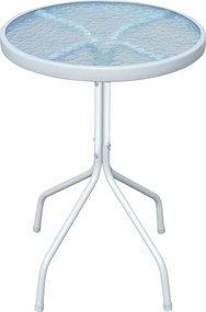 vidaXL 3dílný bistro set ocelový černý [43314]