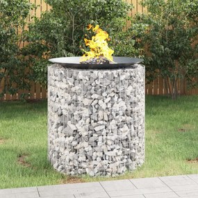 Gabionové ohniště Ø 100 cm pozinkovaná ocel 153561