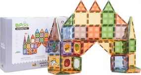 Magnetická stavebnice BLOCK MAGNETIC 3D, 85 dílků