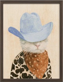 Tištěný obraz s rámem 30x40 cm Howdy Cat – Styler