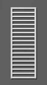 Zehnder Subway - Koupelnový radiátor 126x60 cm, rovný, středové připojení 5 cm, nerez ocel SUBI-130-060