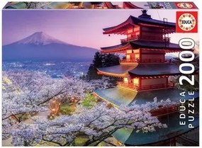 EDUCA Puzzle Hora Fudži Japonsko / 2000 dílků / od 12 let