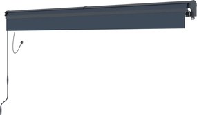 Elektrická markýza BestBerg BBSU-E350CG / 350 x 300 cm / šedá