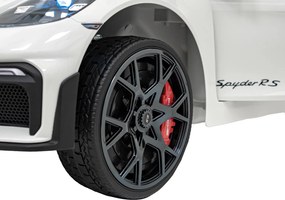 Ramiz Dětské autíčko Porsche Spyder RS 718, bílý lak